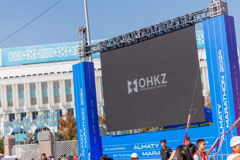 OHKZ Participates in the 2024 Almaty Marathon with a Promotional Booth ...